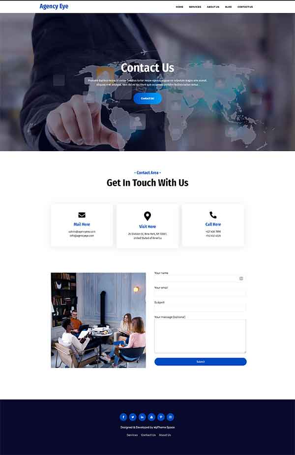 Agency Eye Pro - Wp Theme Space