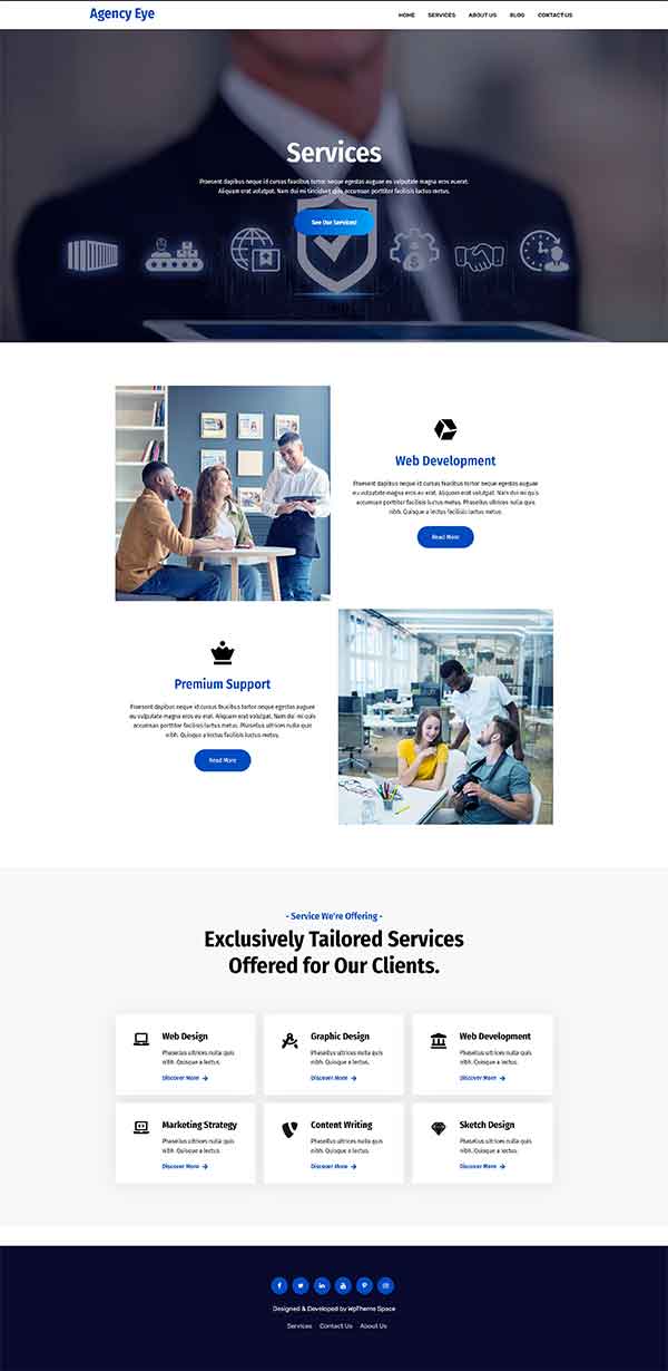 Agency Eye Pro - Wp Theme Space